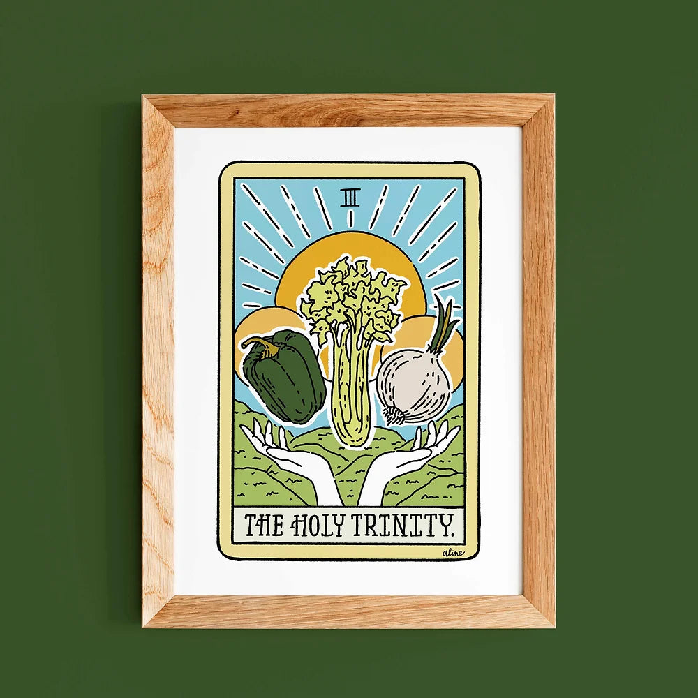 The Trinity: Tarot Print – Red Stick Reads
